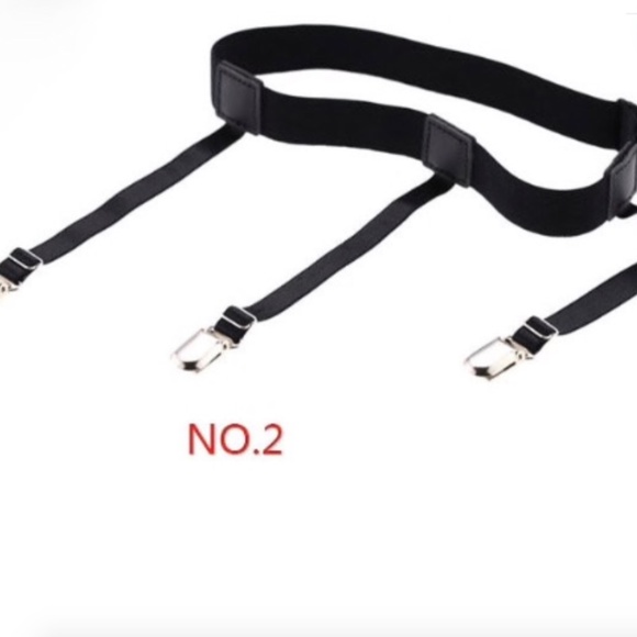 Accessories | Leg Garter Belt With 3 Clasps For Thin Nylon Stockings Or ...